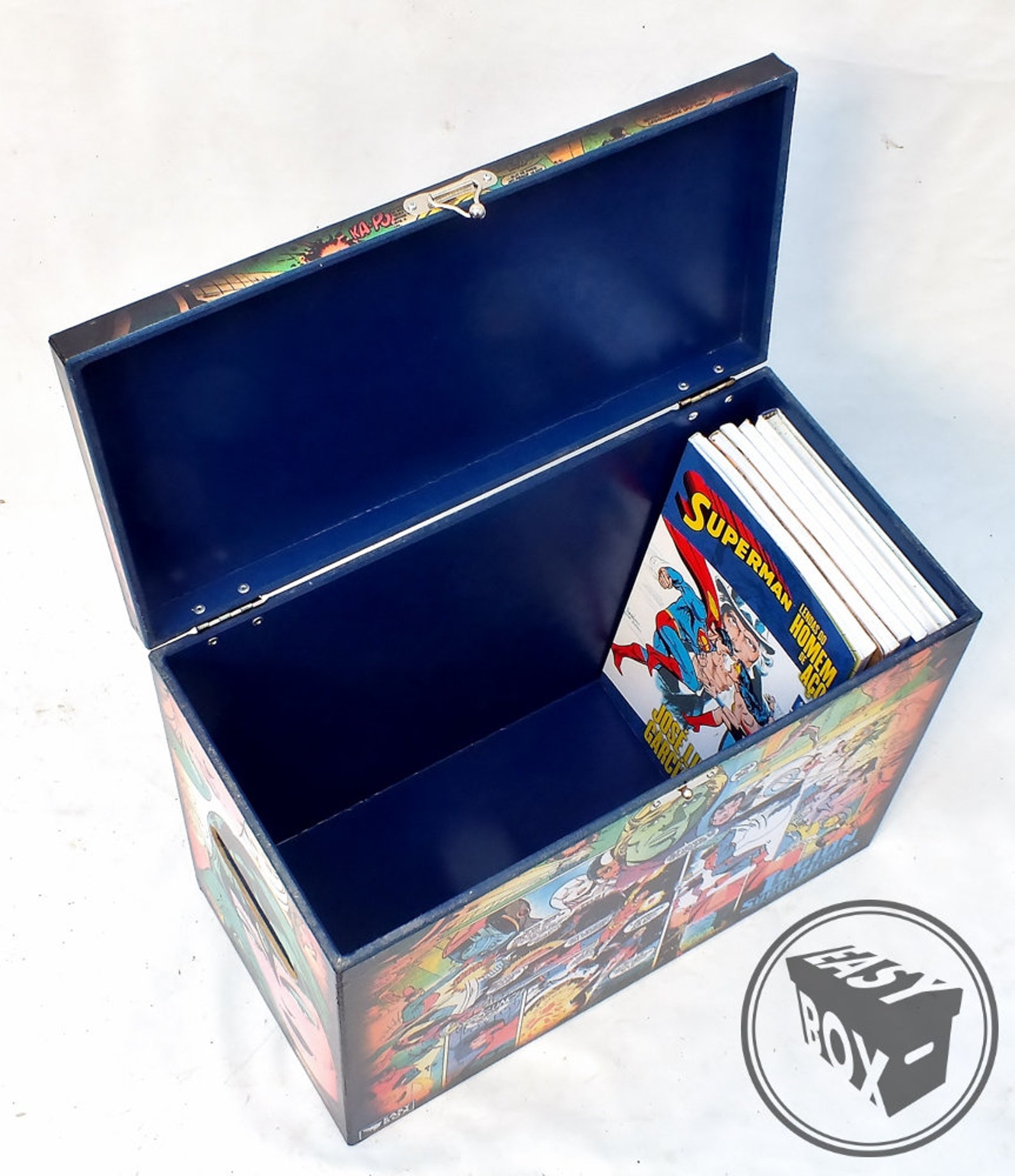 Large Comic Book Hard Box Chest MDF Legion of Super Heroes #2 - Etsy