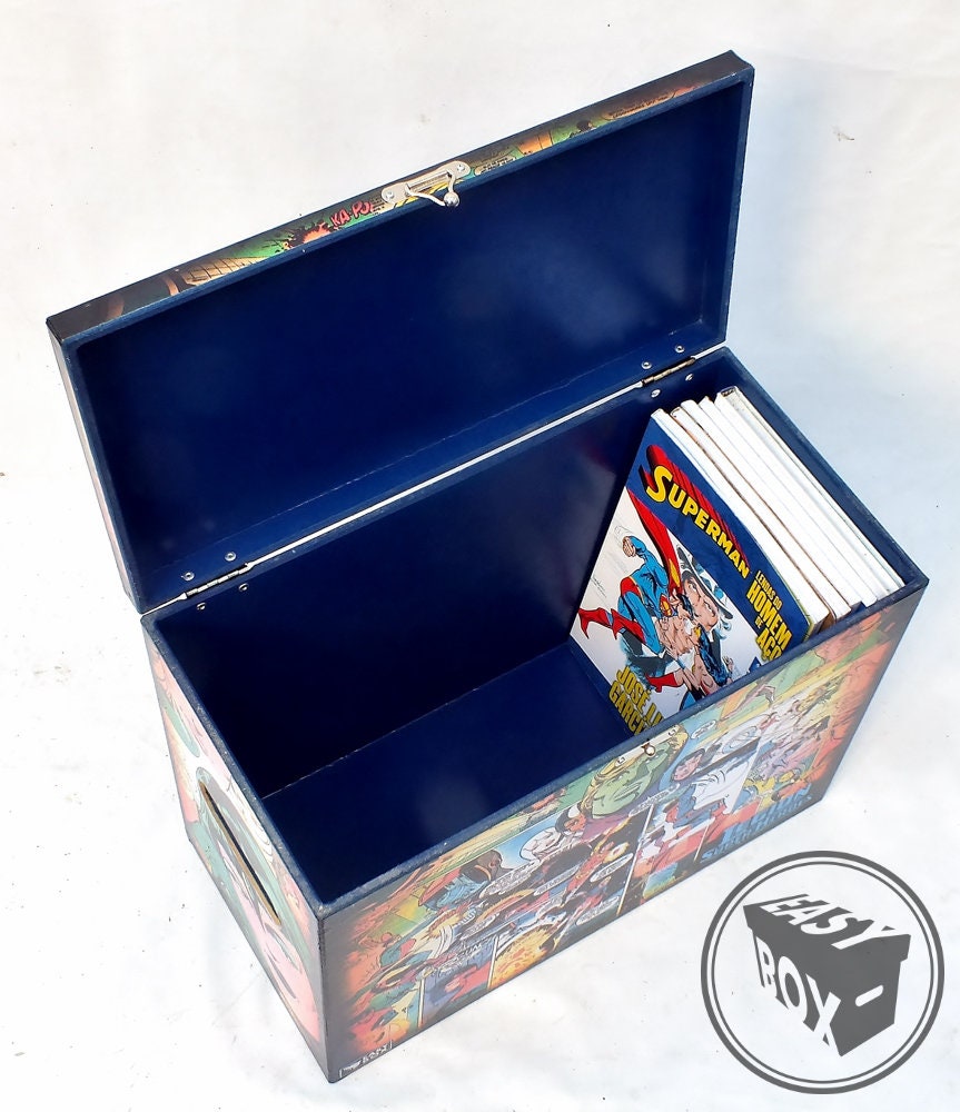 Large Comic Book Hard Box Chest MDF Legion of Super Heroes 2 - Etsy