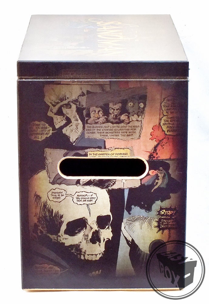 Sandman Large Comic Book Hard Box Chest MDF | Etsy