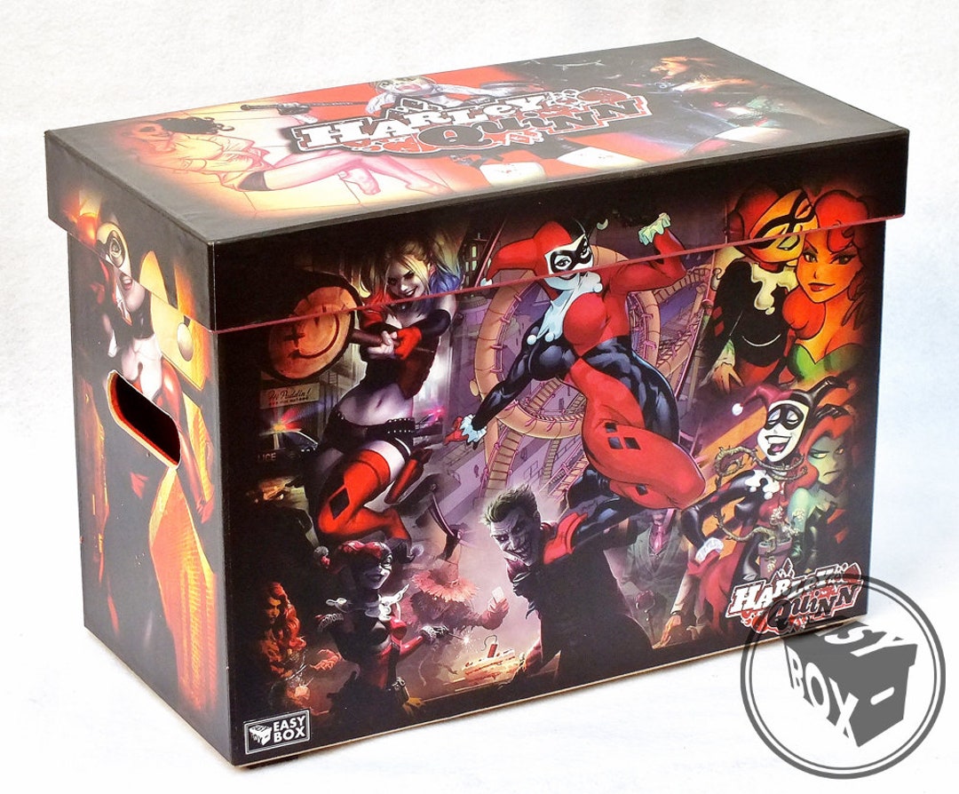 Harley Quinn - Large Comic Book Hard Box MDF DC Comics - Etsy
