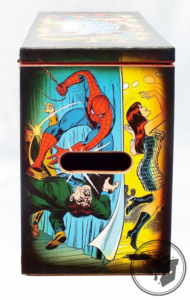 Spider Man 60's Extra Large Comic Book Hard Box / HQ Box - Etsy