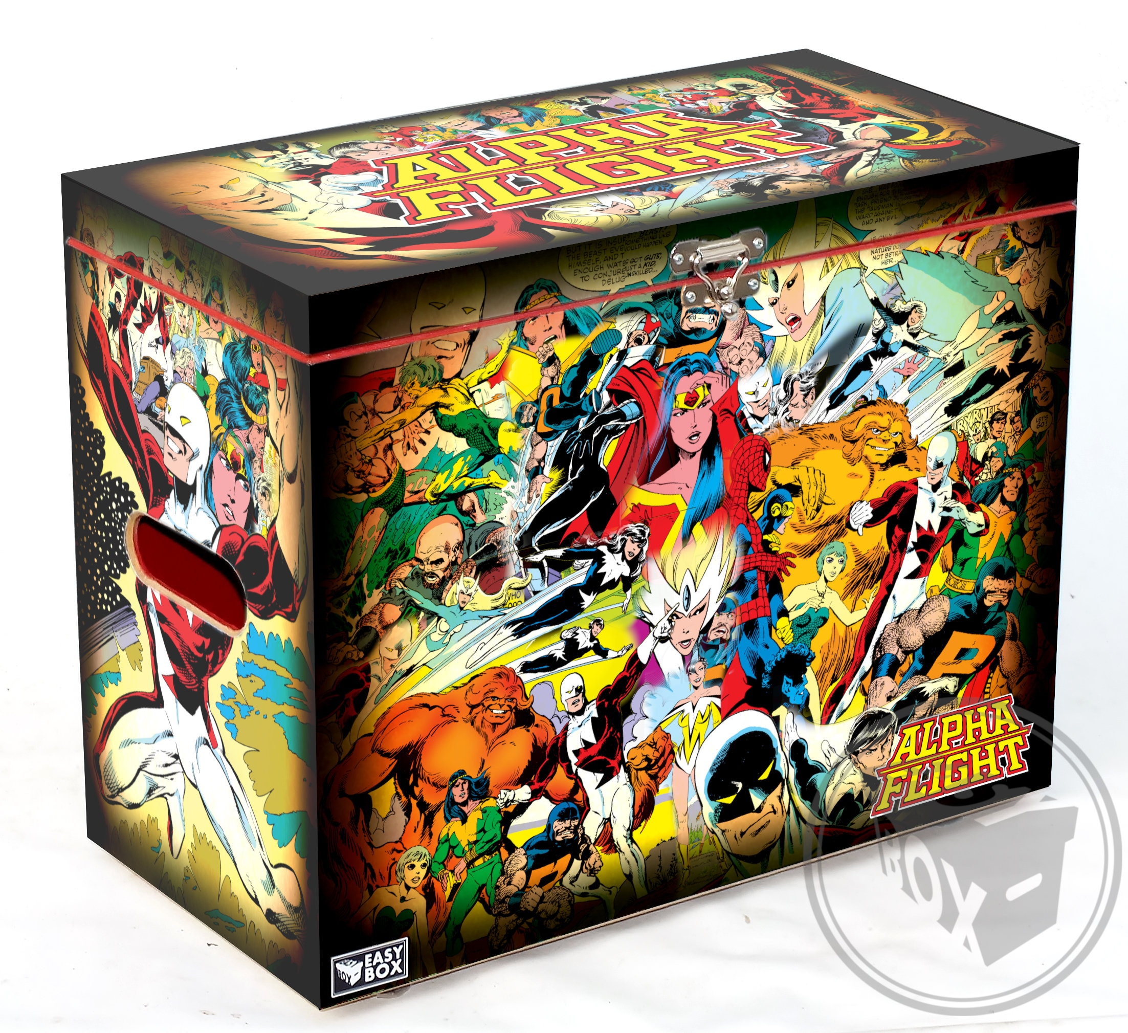 Alpha Flight by John Byrne Large Comic Book Hard Box Chest | Etsy