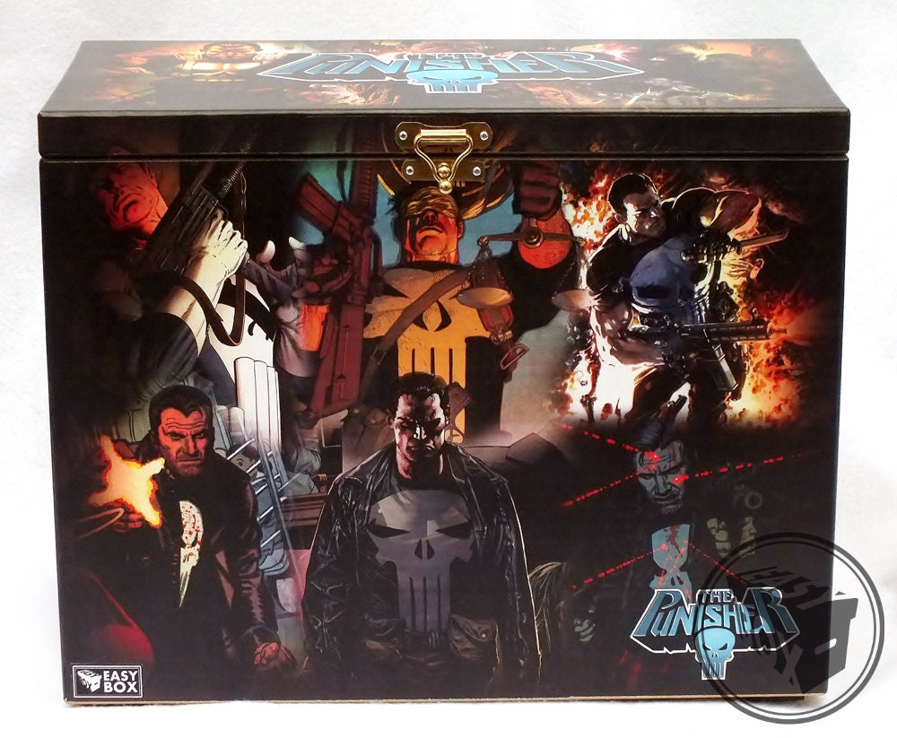 Punisher Large Comic Book Hard Box Chest MDF - Etsy