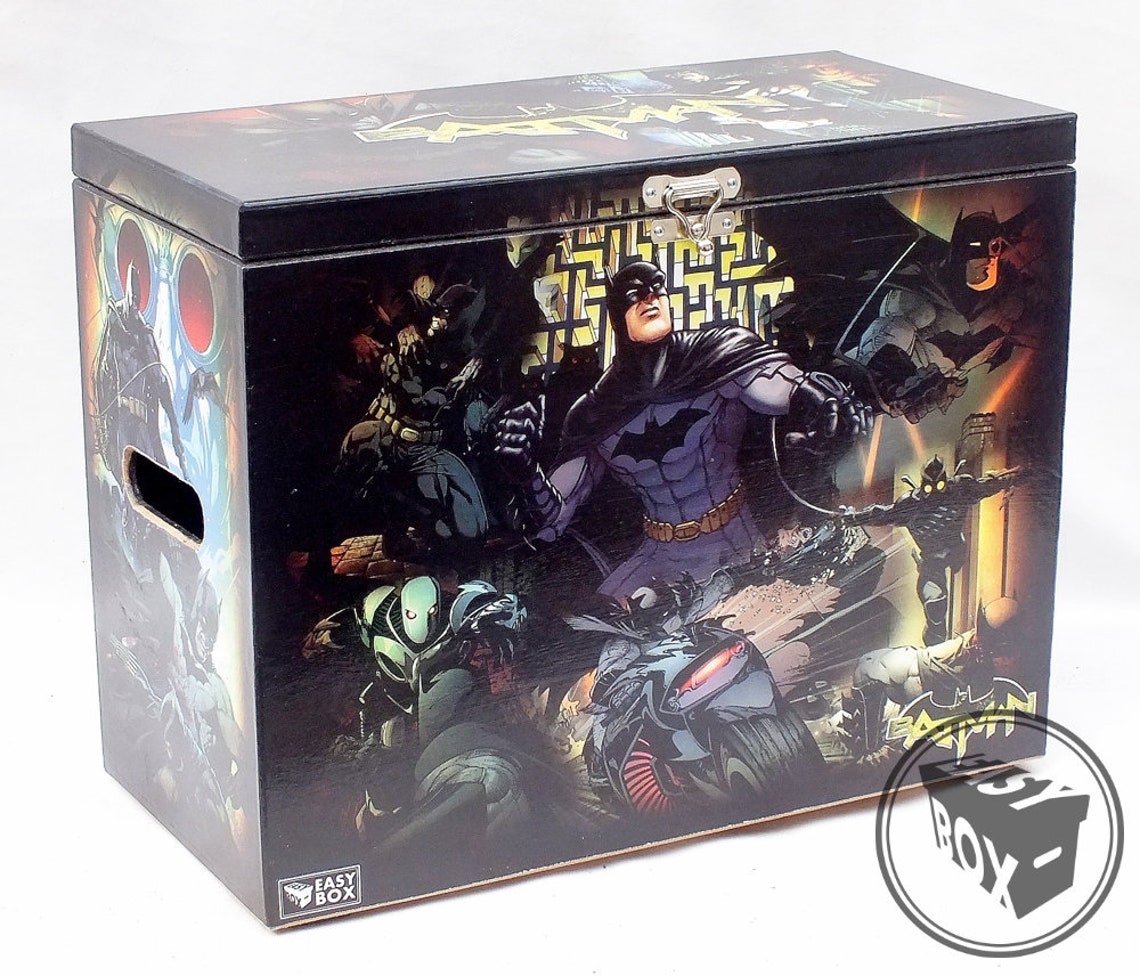 Batman New 52 Large Comic Book Hard Storage Box Chest MDF | Etsy