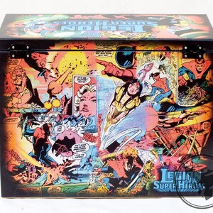 Large Comic Book Hard Box Chest MDF Legion of Super Heroes #2 - Etsy