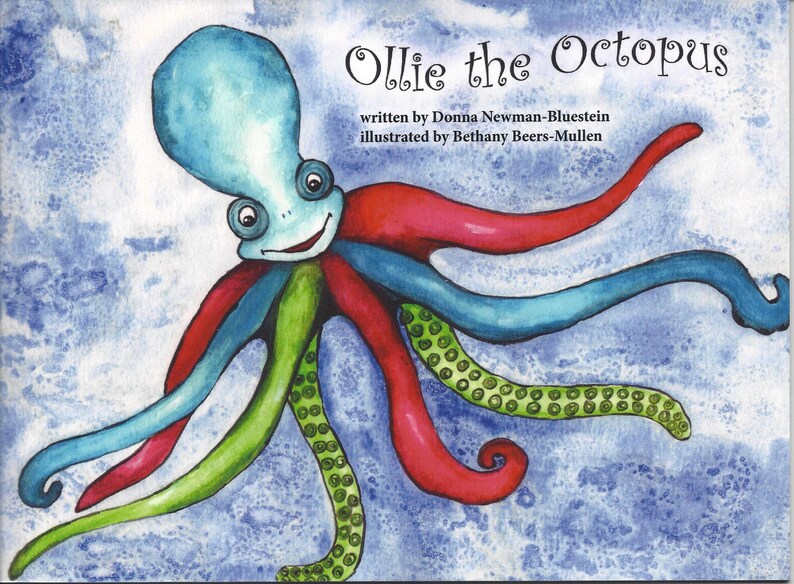 Ollie the Octopus, a Self-published Children's Book - Etsy