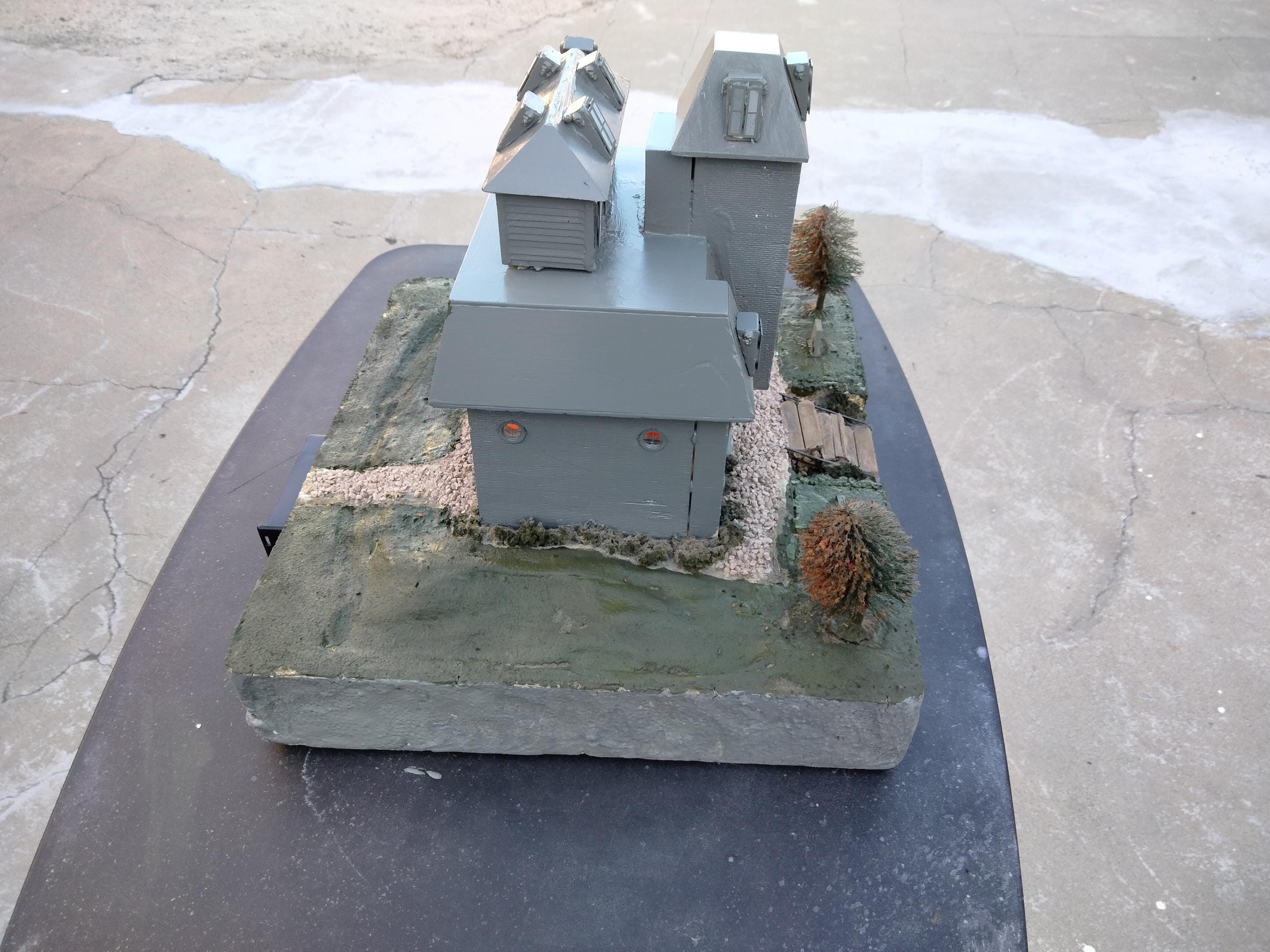 HO 1:87 Scale Model of A Funeral Home. - Etsy