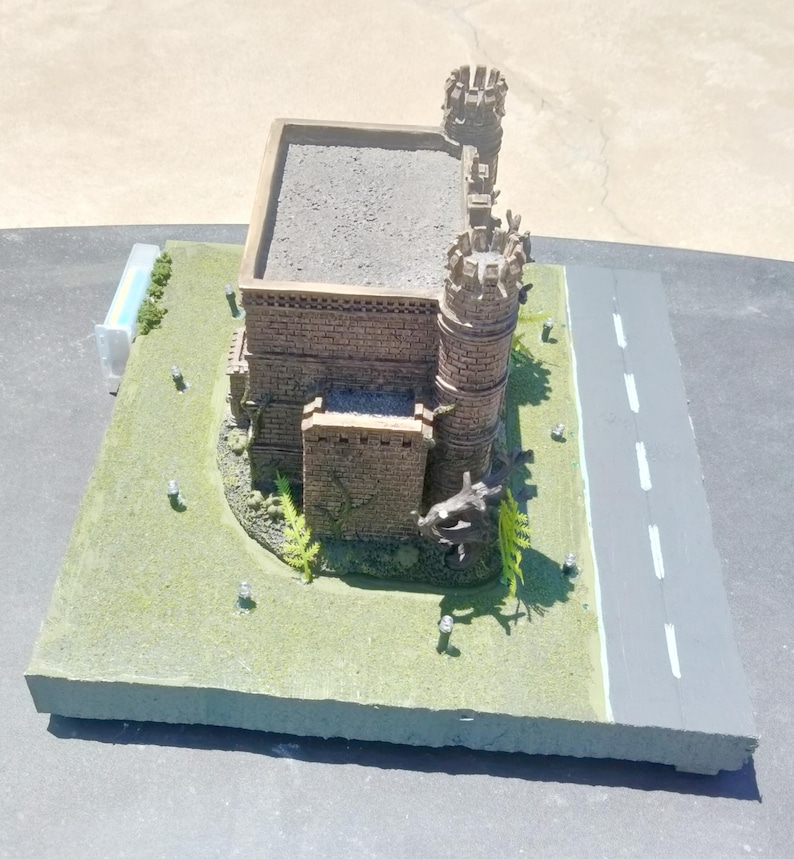 HO 1:87 Scale Model Haunted Penitentiary. - Etsy