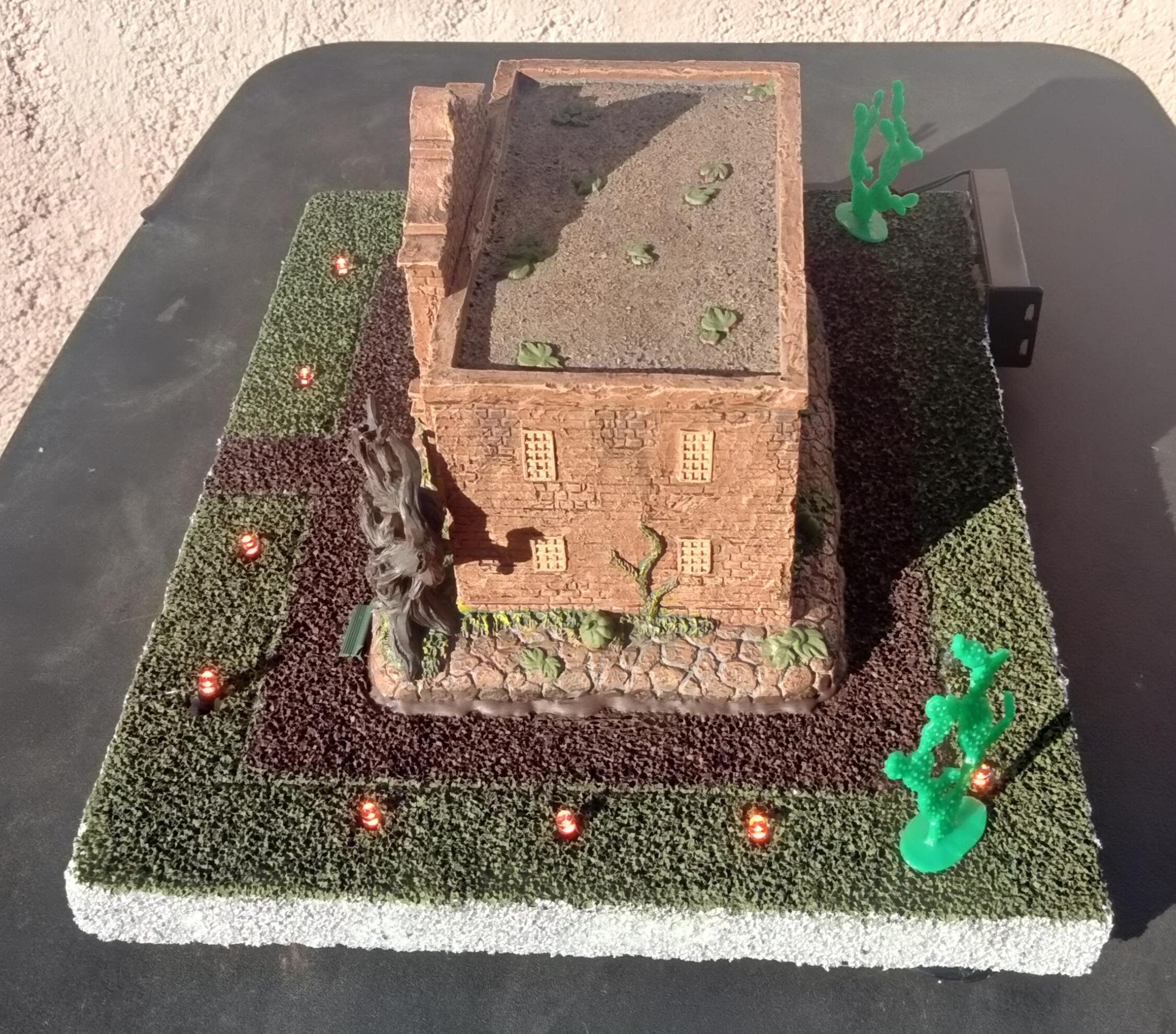 HO 1:87 Scale Model of the Alamo San Antonio Mission. - Etsy