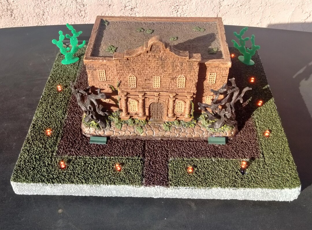 HO 1:87 Scale Model of the Alamo San Antonio Mission. - Etsy