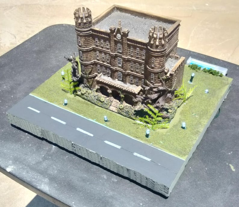 HO 1:87 Scale Model Haunted Penitentiary. - Etsy