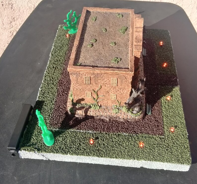 HO 1:87 Scale Model of the Alamo San Antonio Mission. - Etsy