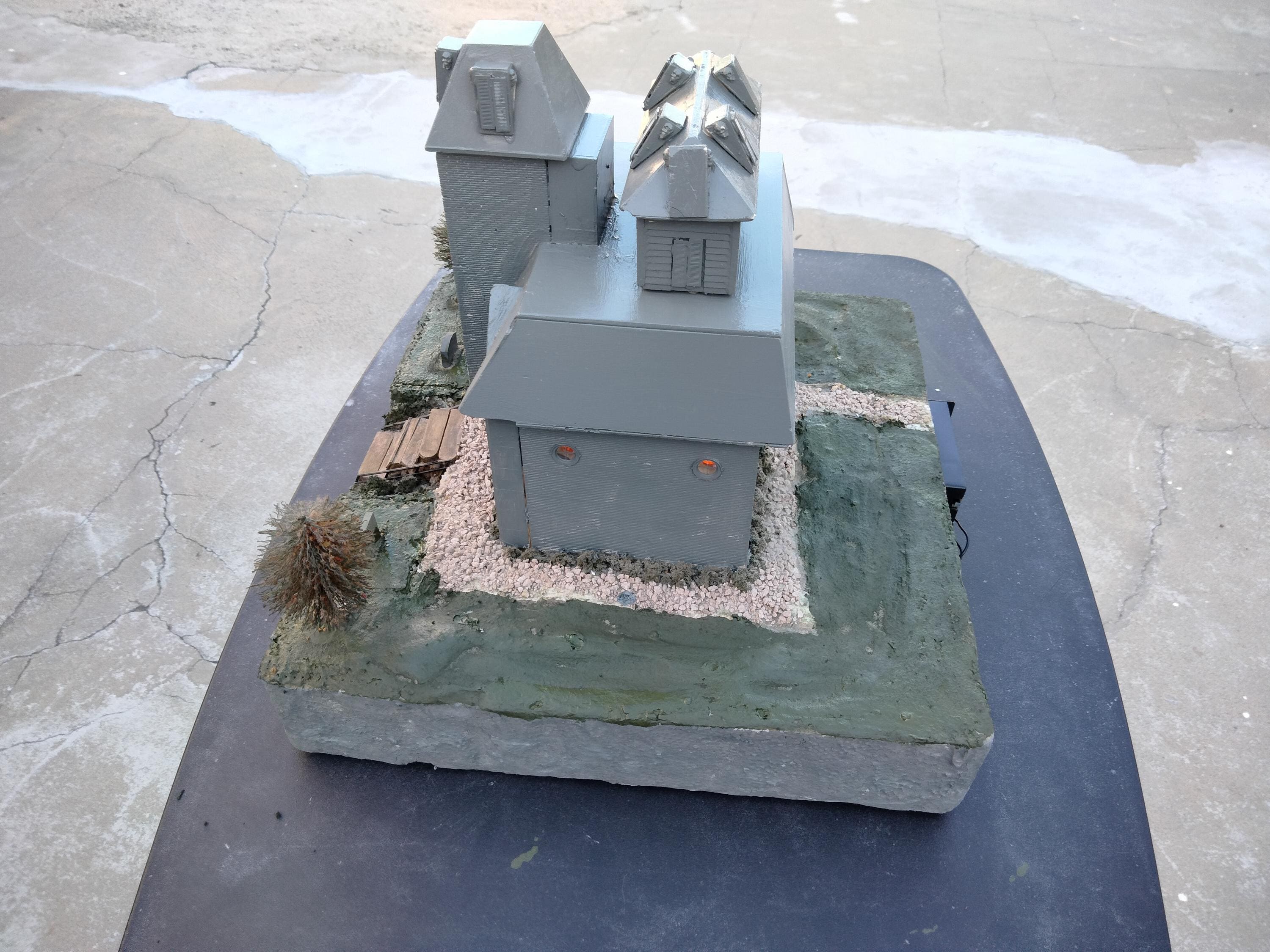 HO 1:87 Scale Model of A Funeral Home. - Etsy