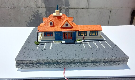 HO 1:87 Scale Model of A Family Restaurant. | Etsy