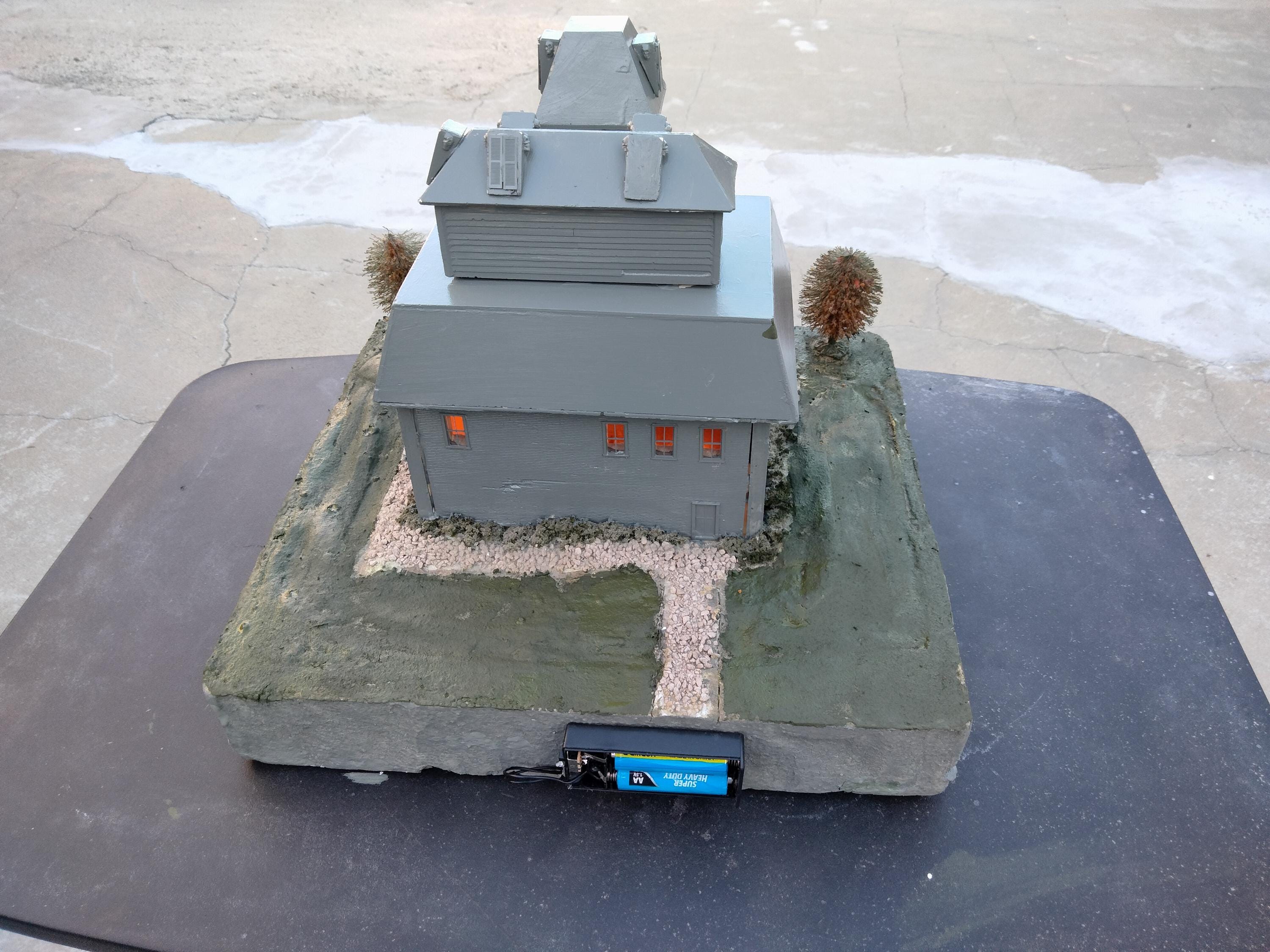 HO 1:87 Scale Model of A Funeral Home. - Etsy