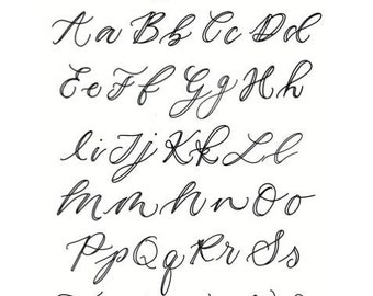 Faux Calligraphy - Etsy