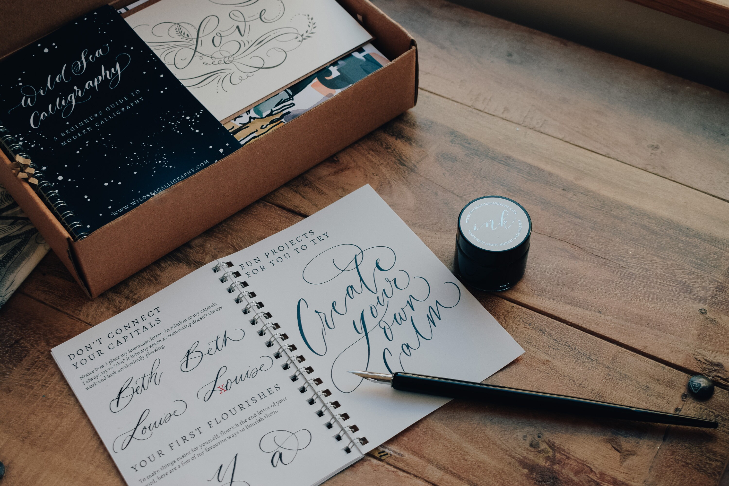 Beginners Modern Calligraphy Kit Modern Calligraphy Kit - Etsy