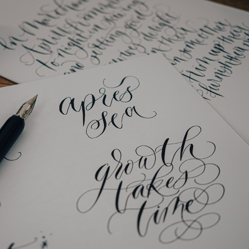 Printable Beginners Modern Calligraphy Workbook, Learn Modern ...