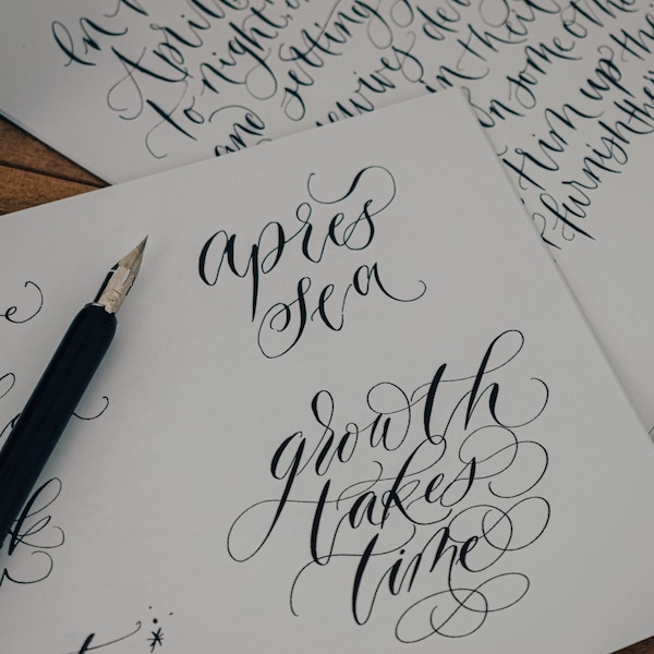 Calligraphy - Etsy