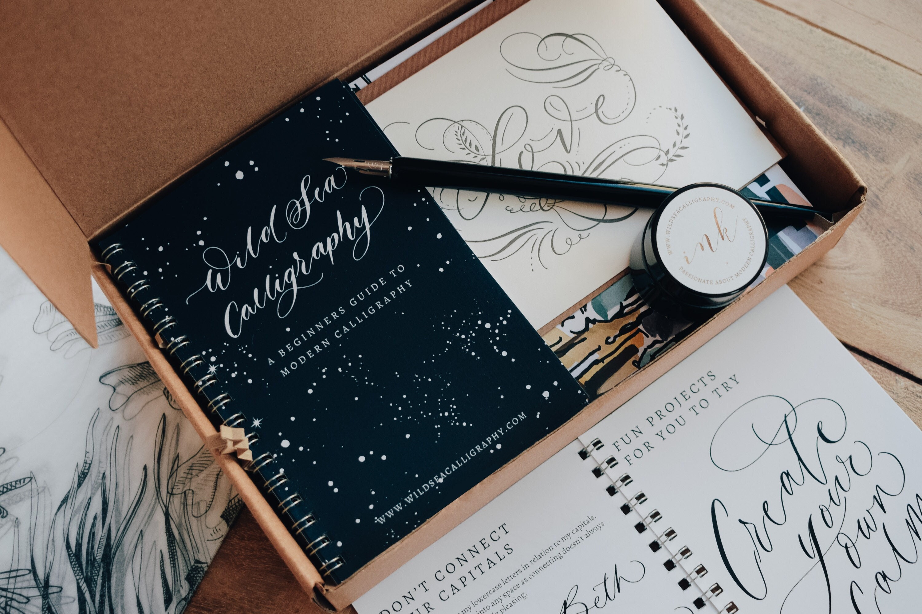 Beginners Modern Calligraphy Kit Modern Calligraphy Kit - Etsy