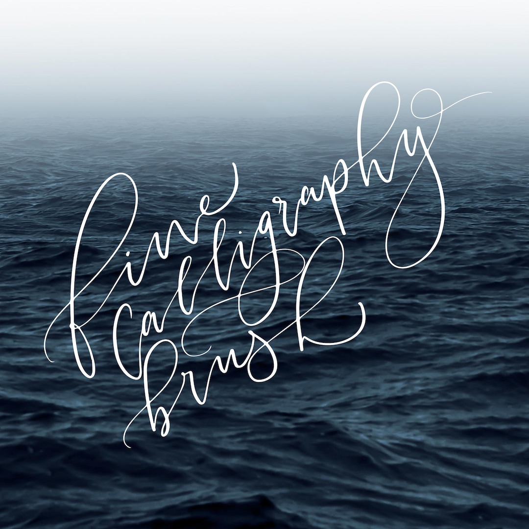 Fine Calligraphy Brush for Procreate, iPad Pro, Calligraphy Procreate ...