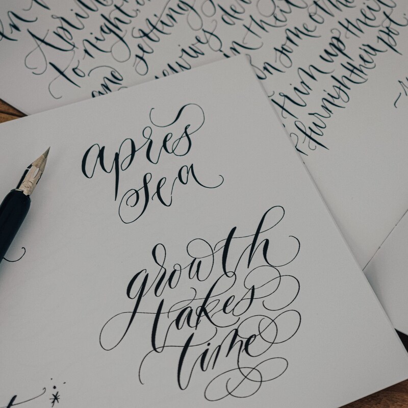 Modern Calligraphy - Etsy