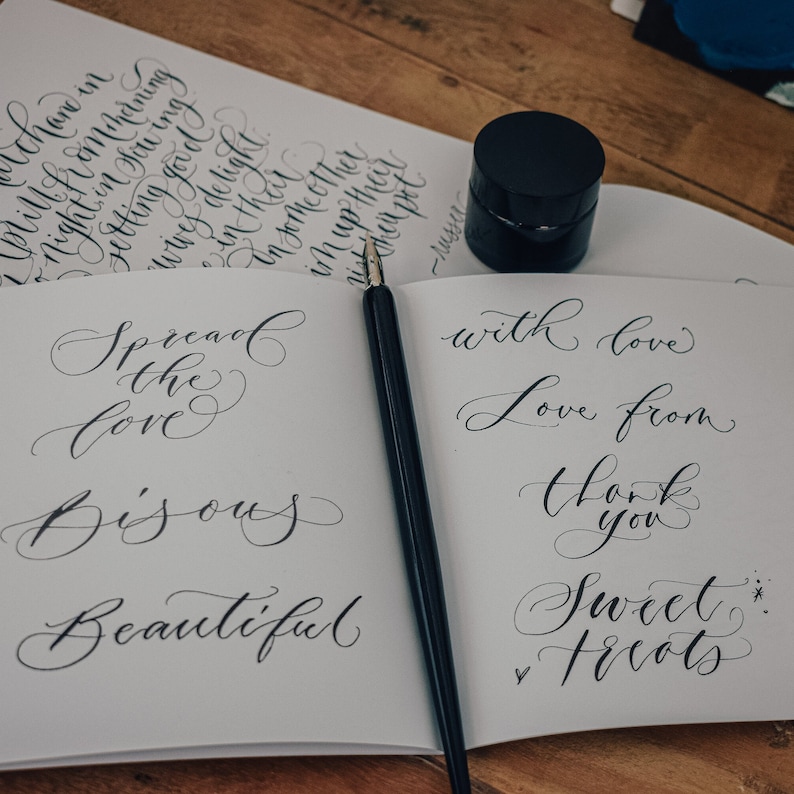 Printable Beginners Modern Calligraphy Workbook, Learn Modern ...