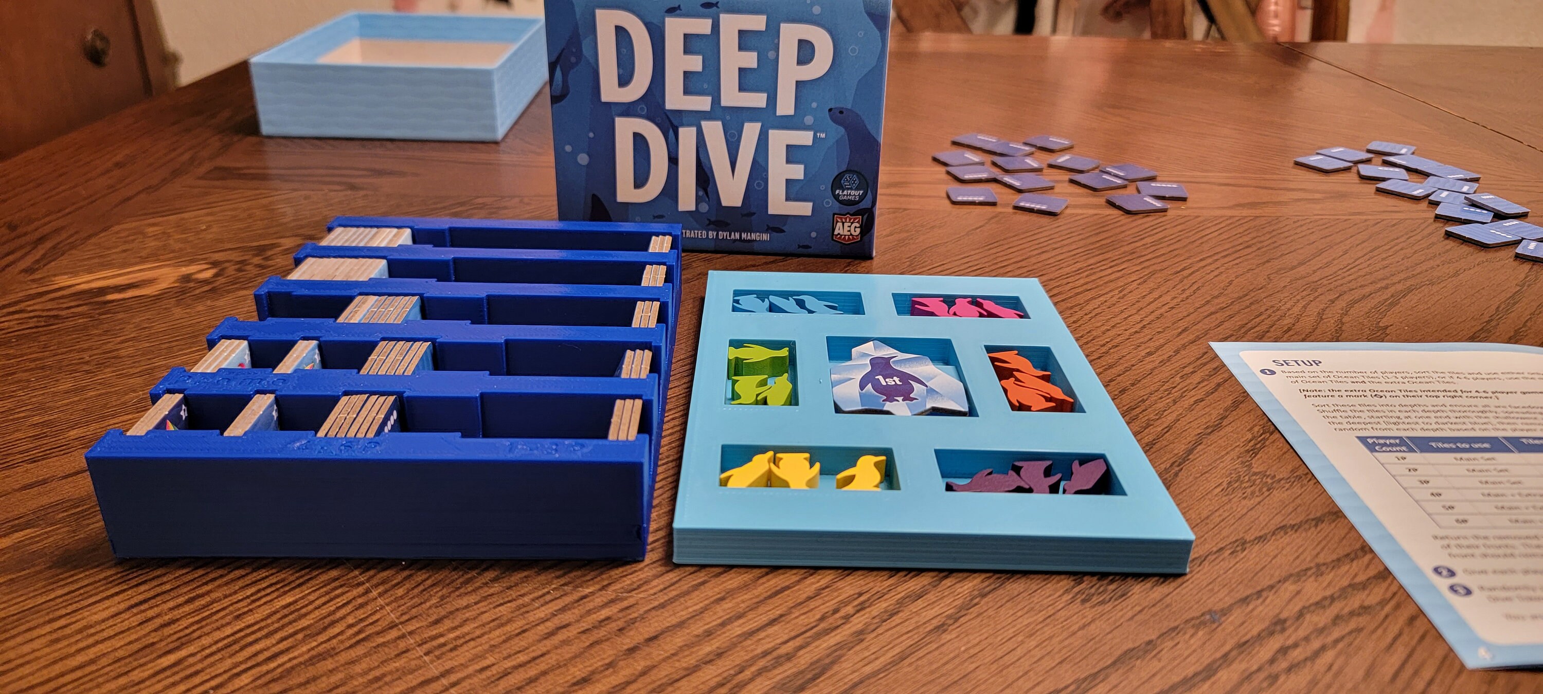 Deep Dive Board Game 3D Printed Insert/organizer - Etsy