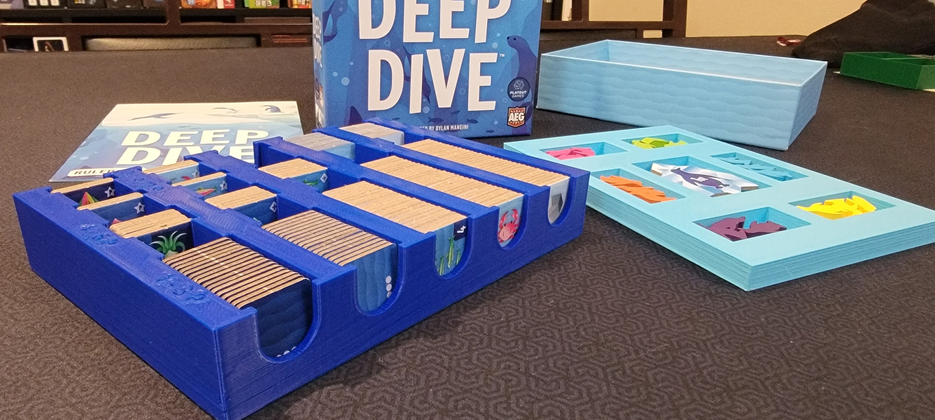 Deep Dive Board Game 3D Printed Insert/organizer - Etsy