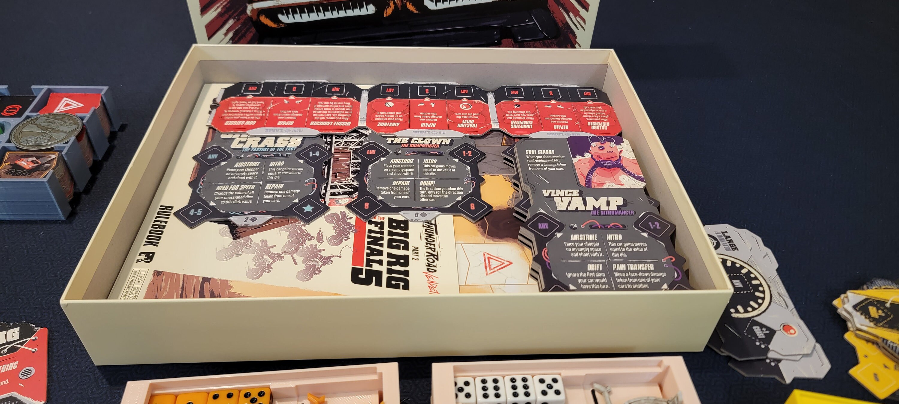 Thunder Road Vendetta 3D Printed Insert for Base Game and All ...