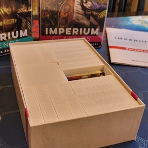 Imperium Classics & Legends 3D Printed Insert - Supports Both Games, and Sleeved Cards - Etsy