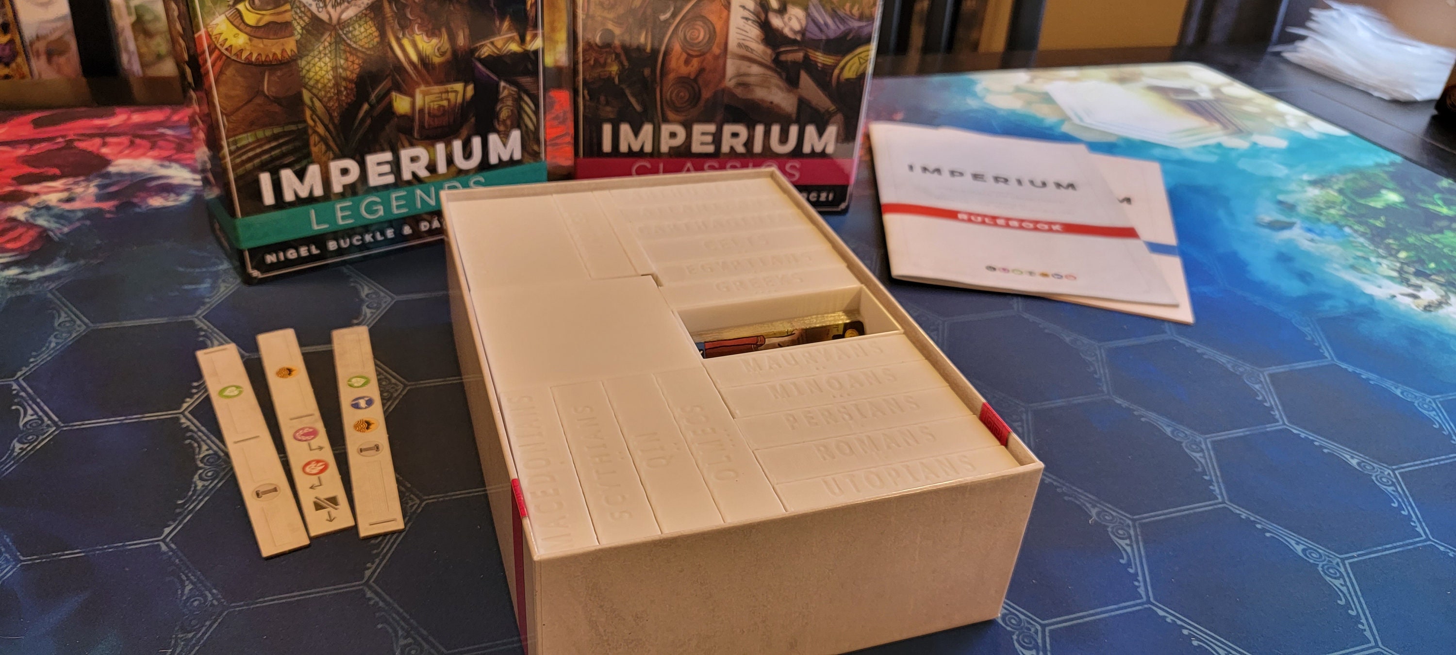 Imperium Classics & Legends 3D Printed Insert - Supports Both Games, and Sleeved Cards - Etsy