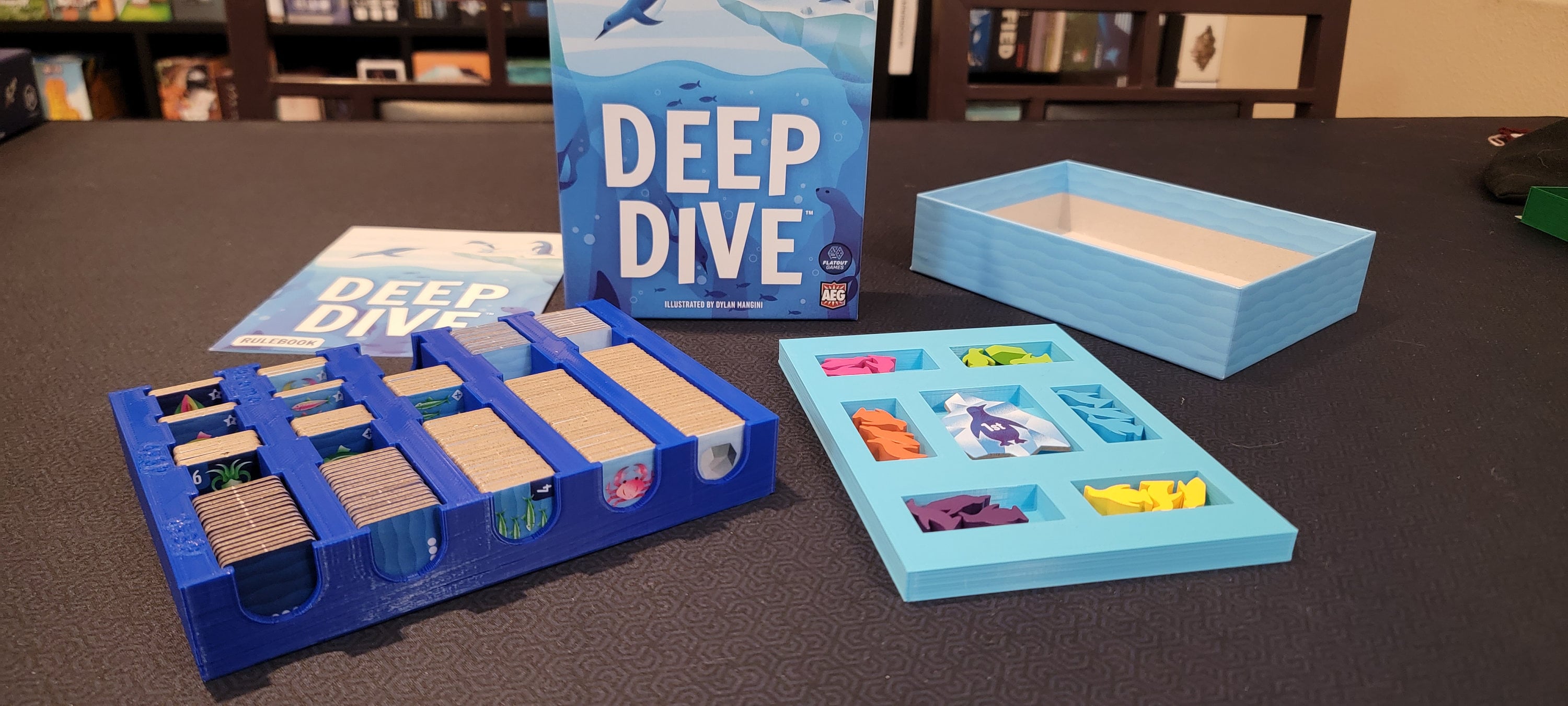 Deep Dive Board Game 3D Printed Insert/organizer - Etsy