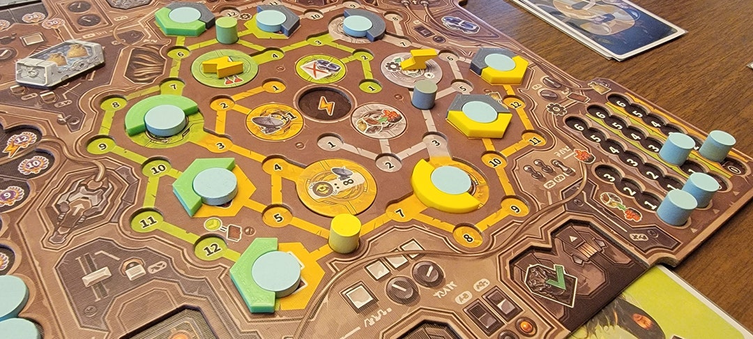 Revive Board Game Custom Machine Track Progress Markers & 3D Switches ...