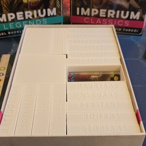 Imperium Classics & Legends 3D Printed Insert - Supports Both Games, and Sleeved Cards - Etsy