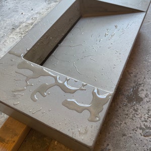 Custom Concrete Sink | Floating Ramp Sink | Handmade Modern Bathroom ...
