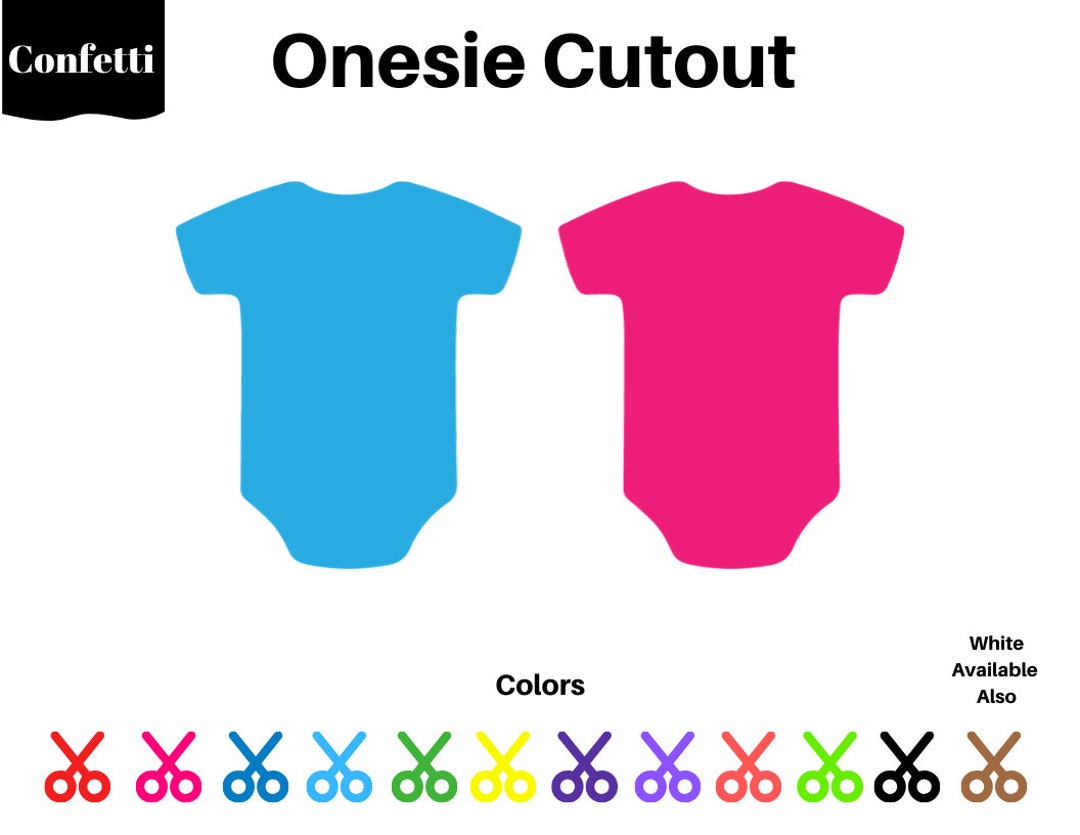30 Onesie Cutout, Onesie Cardstock, Onesie Die Cut, Die Cut Shapes, Die ...