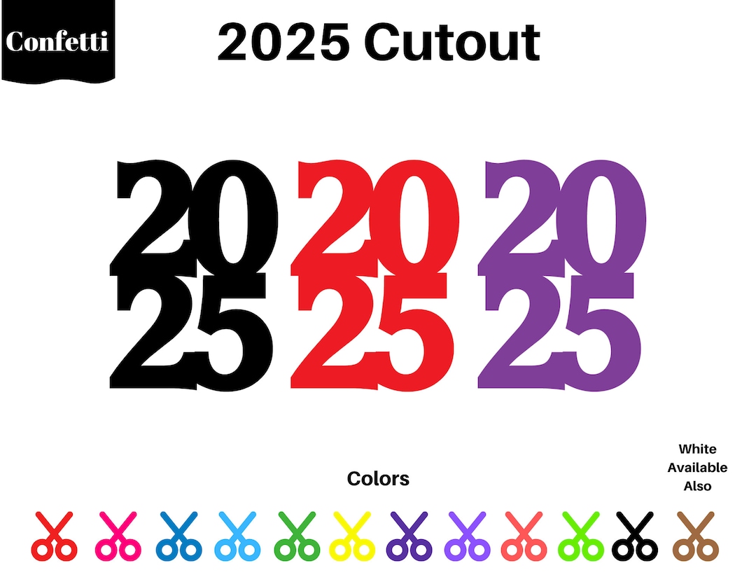 30 2025 Cutout, 2025 Decorations, 2025 Die Cut, Die Cut Shapes, Die Cut Paper Shapes, Class of ...