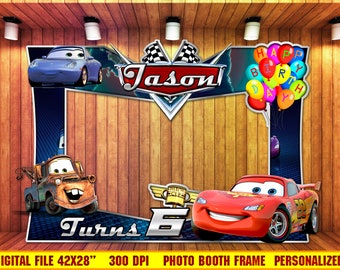 Cars photo booth | Etsy