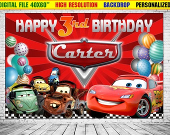 Cars backdrop | Etsy