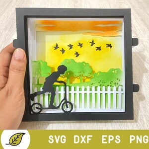 Shadow Box Svg, Shadowbox Svg, Lightbox Svg, Light Box Svg, Paper Light ...