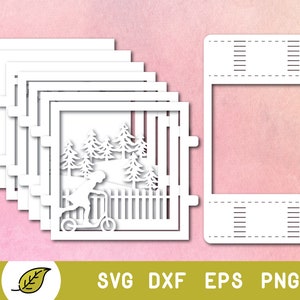 Shadow Box Svg, Shadowbox Svg, Lightbox Svg, Light Box Svg, Paper Light ...