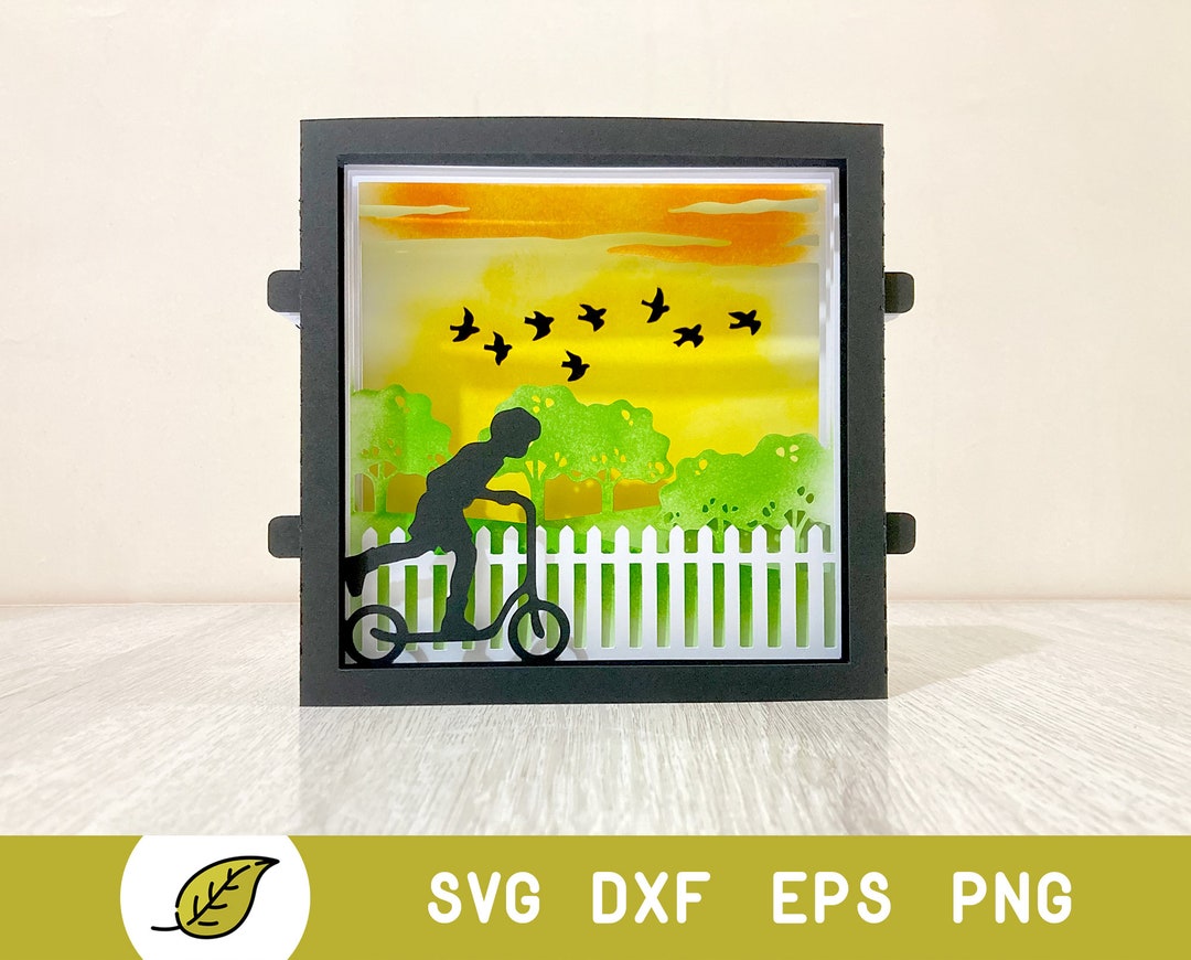 Shadow Box Svg, Shadowbox Svg, Lightbox Svg, Light Box Svg, Paper Light ...