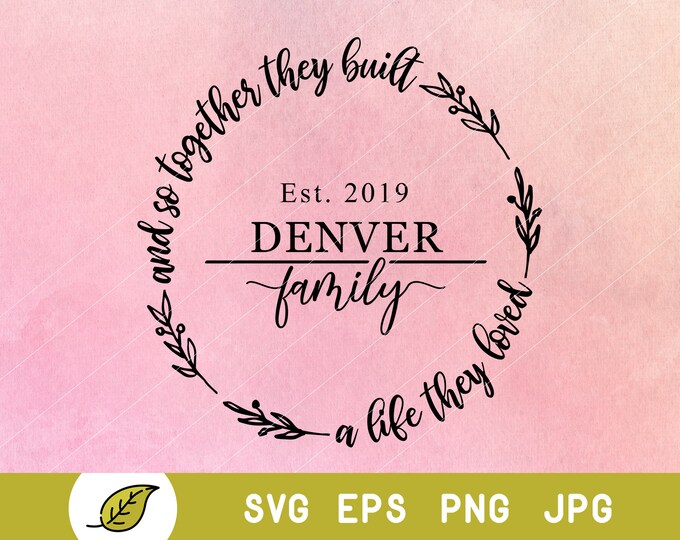 Welcome Svg, Farmhouse Svg, Last Name Svg, Family Name Svg, Establish ...