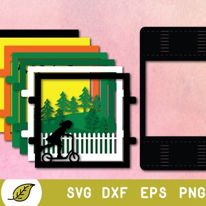 Shadow Box Svg, Shadowbox Svg, Lightbox Svg, Light Box Svg, Paper Light ...