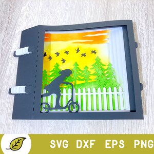 Shadow Box Svg, Shadowbox Svg, Lightbox Svg, Light Box Svg, Paper Light ...
