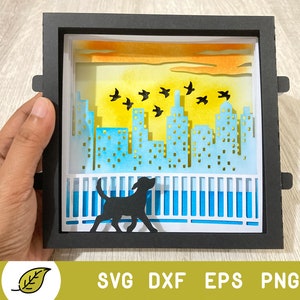 Shadow Box Svg, Shadowbox Svg, Lightbox Svg, Light Box Svg, Paper Light ...