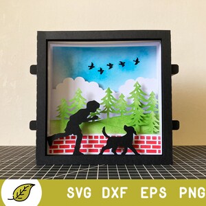 3d Shadowbox Svg - Shadow Box Svg, Layered Shadow Box / Light Box Pop ...
