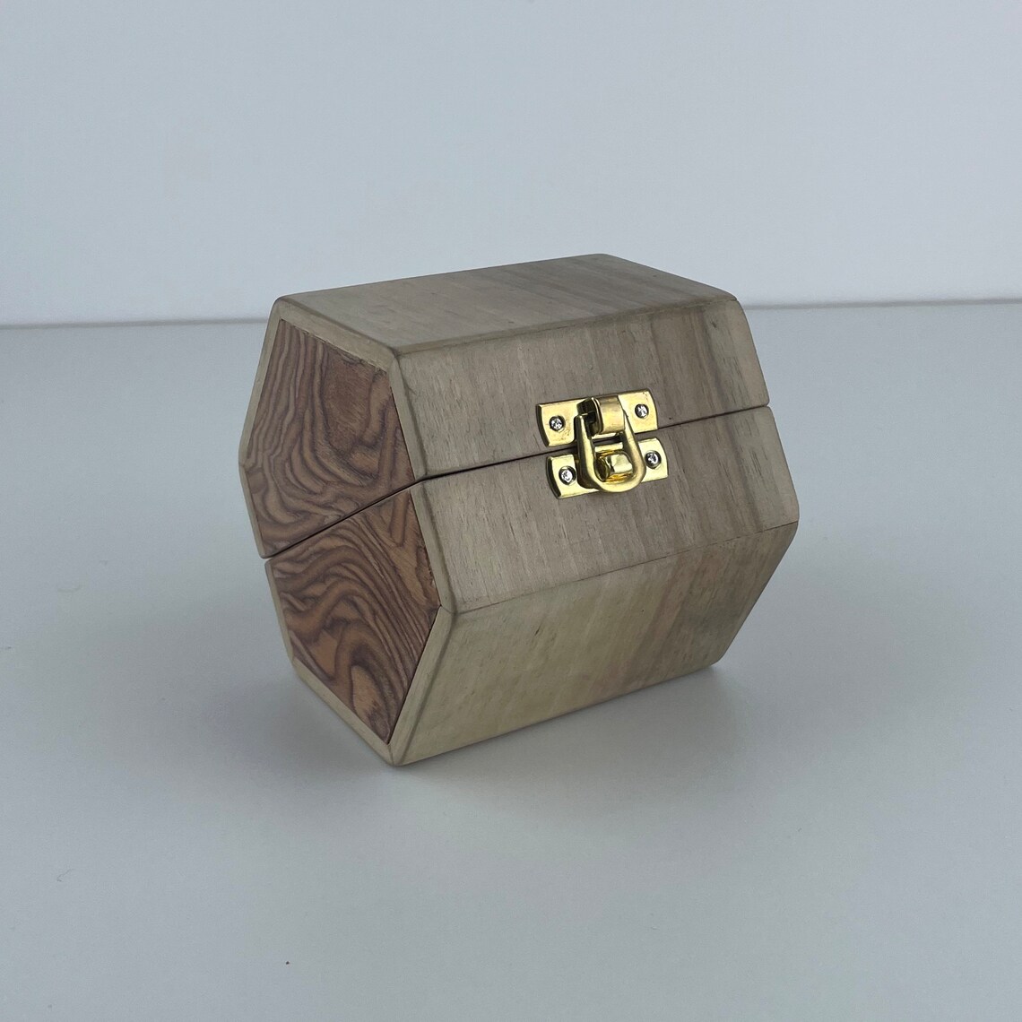 Wooden Hexagonal Watch Box - Etsy