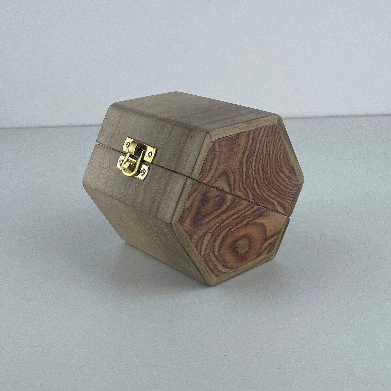 Wooden Hexagonal Watch Box - Etsy